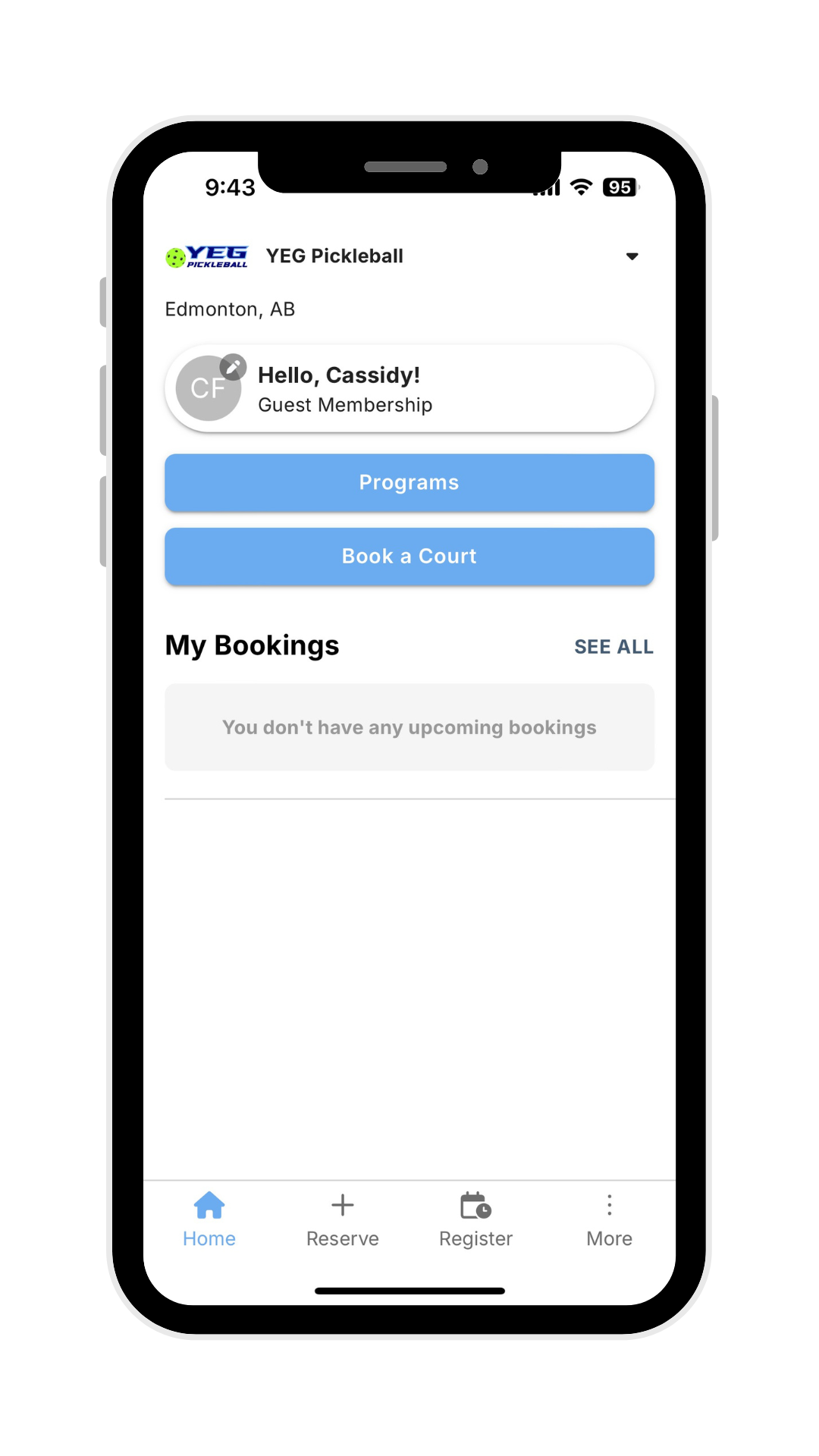 Court Reserve: How To – YEG Pickleball